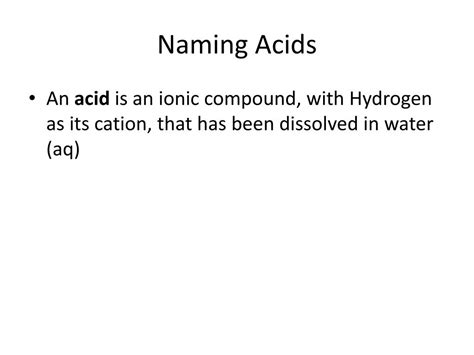 PPT Hydrated Compounds And Naming Acids PowerPoint Presentation Free Download ID
