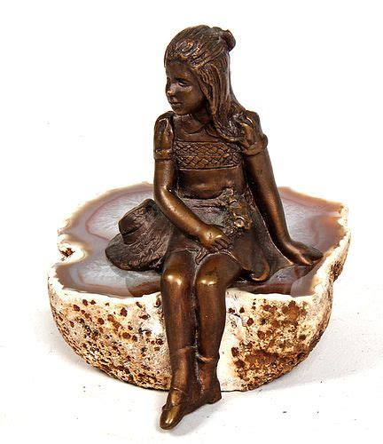Bronze Girl On Agate Stone Sold At Auction On 30th November Bidsquare