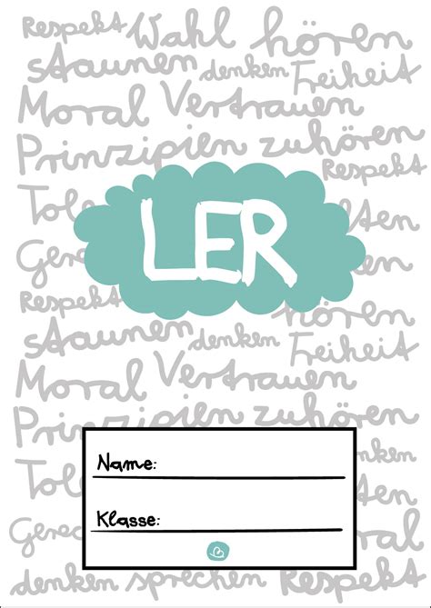 Ler Deckblätter 5 Gratis Pdf´s Zum Ausdrucken Wunderbuntde