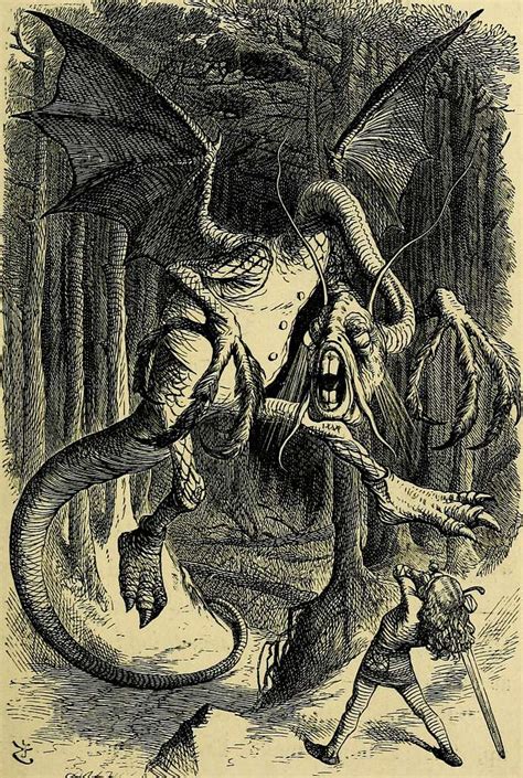 Alice In Wonderland Jabberwocky Illustration