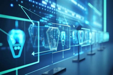 Close Up Of Server Room Security Features Like Biometric Scanners