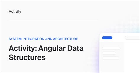 Activity Angular Data Structures