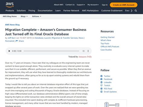 Abil Hakim On Linkedin Amazon Oracle Databasemigration Aws Cloudcomputing
