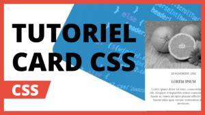 Réaliser une carte en CSS Card UI CSS Gekkode