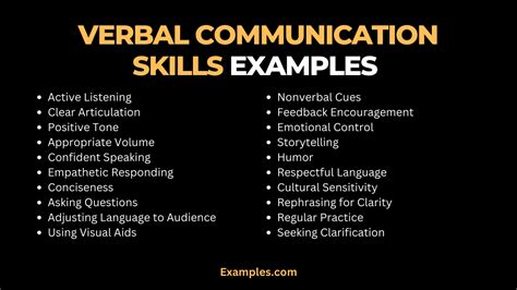 19 Verbal Communication Skills Examples
