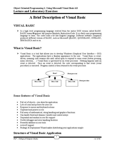 Manual Vb 60 Pdf Basic Variable Computer Science