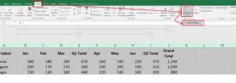 Ungroup Columns In Excel Geeksforgeeks