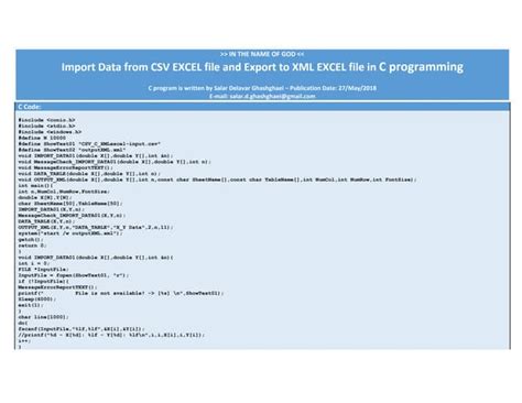 Import Data From Csv Excel File And Export To Xml Excel File In C