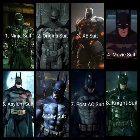 Batman Arkham Asylum All Skins Azzu