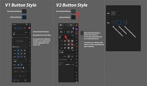 Fix Button Style Designer V2 Ipad Feedback For The Affinity V2