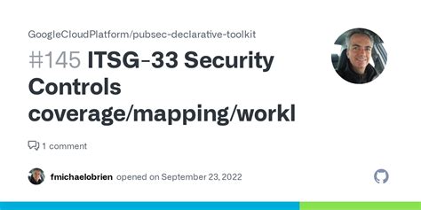Itsg 33 Security Controls Coveragemappingworkload · Issue 145