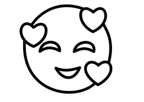 Smiley Face Coloring Pages