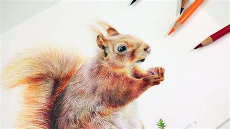 Colour Of Squirrel Drawing