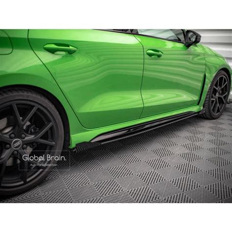 アウディ Rs3 8y セダン サイド スカート カバー スポイラー ウィングレット レーシング Audi Rs3 8y Side