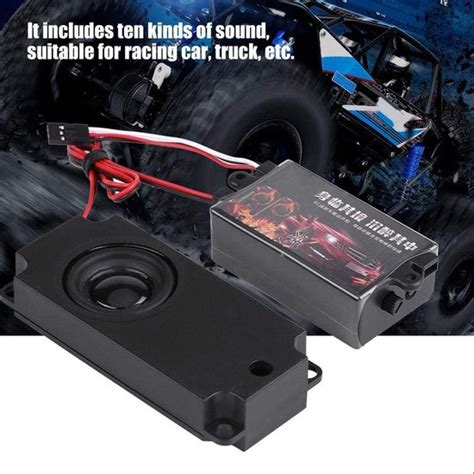 Motor Sound Module Simulator Upgrade Voor Rc Auto Realistisch Geluid Met Bol