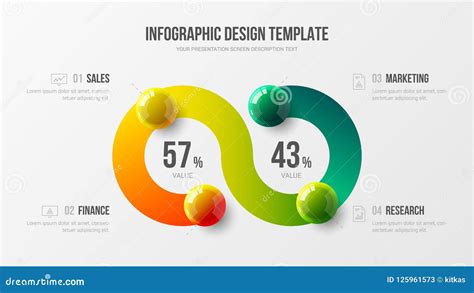 Corporate Marketing Analytics Data Report Creative Design Layout Stock Vector Illustration Of