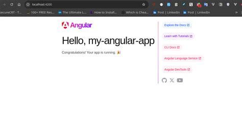 Localhost Displays Only Nginx Welcome Page After Running My App Angular Application Container
