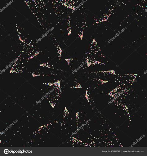 Noise Gradient Swirl Algorithm Implementation Illustration Stock Vector