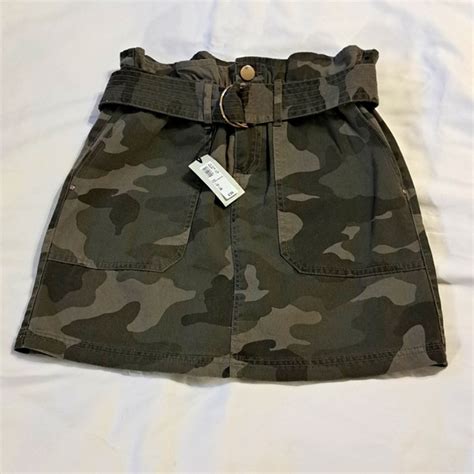 River Island Skirts Nwt River Island Camo Skirt Poshmark