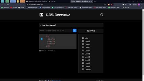 [adding tool] add css speedrun · issue 1085 · jasondsouza212 free hit