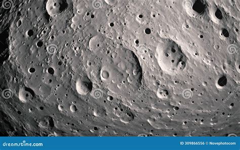 Moon Surface Craters On The Lunar Ground Stock Illustration Illustration Of Horizon Light