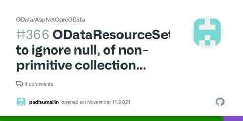 Odataresourcesetserializer To Ignore Null Of Non Primitive Collection Property Not Working