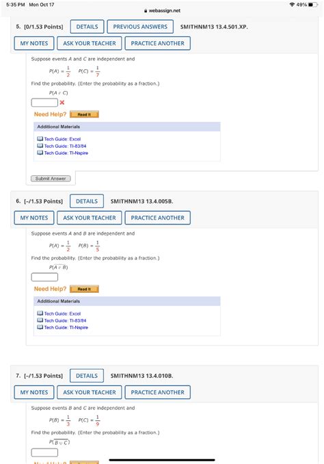 Solved Suppose Events A And C Are Independent And Chegg Com