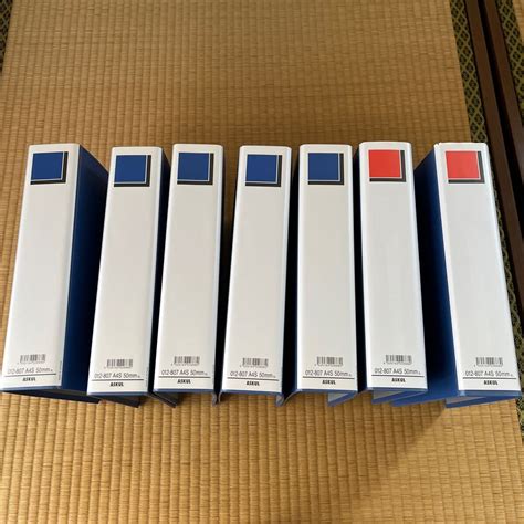 Yahooオークション アスクル リングファイル 012 807 A4s 50mm 7冊