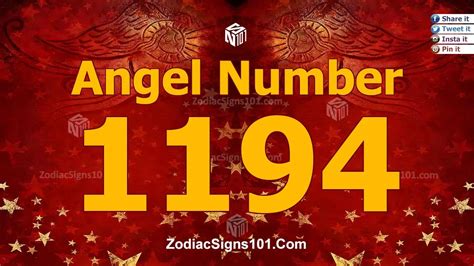 1194 Angel Number Spiritual Meaning And Significance Zodiacsigns101