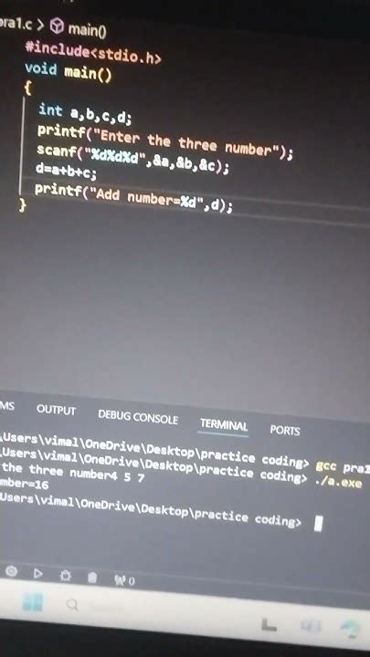 Basic C Program Youtubeshorts Shorts Viralvideo Coding Programming Youtube