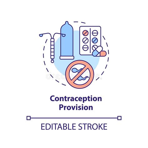 Reproductive Health Concept Icon Stock Vector Illustration Of Outline