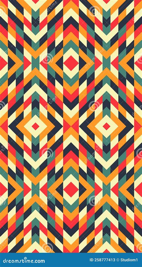 Mosaic Pattern Abstract Background For Design Stock Illustration Illustration Of Decorative