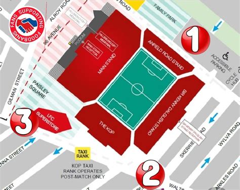 Match Day Food Bank Drop Off Points Rliverpoolfc
