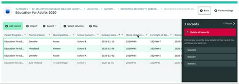 Delete Multiple Records Added To A Subform Activityinfo Information