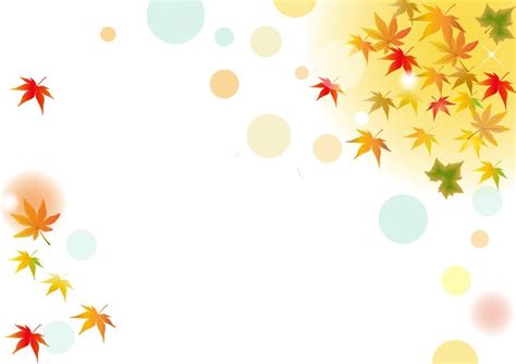 季節の無料イラストColor full Days 秋 花 イラスト 秋 壁紙 花 フレーム