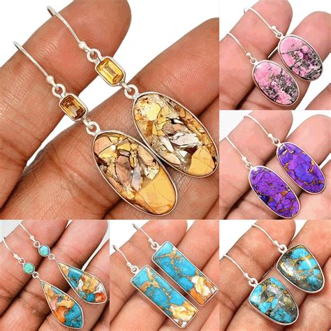 빈티지 워터 드롭 컬러풀 레진 스톤 귀걸이 보헤미안 브린코스 주얼리 나선형 마블링 패턴 여성을 위한 빅 드롭 매달리는 귀걸이 Aliexpress