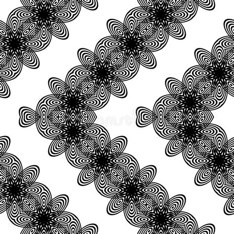 Design Seamless Zigzag Decorative Pattern Stock Vector Illustration Of Monochrome Decoration