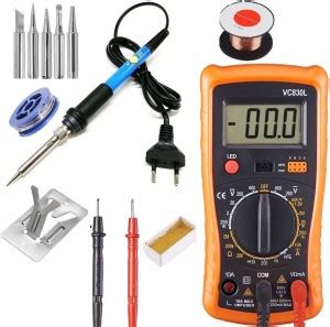 Corslet Soldering Iron Heat Pencil Tool With VC L Pocket Digital Multimeter W Temperature