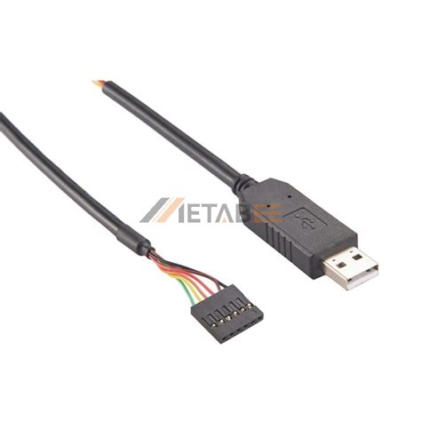 Renhotec Usb To 3 3v 5v Serial Uart Ttl Auto Sensing Adapter With 30cm Round Black Cable