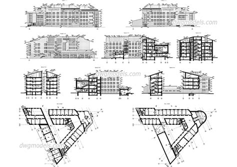 Admin Office Floor Plan Dwg Free