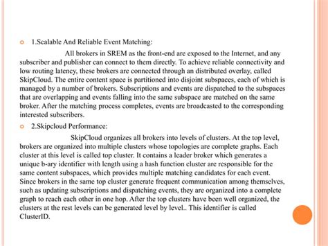 A Scalable And Reliable Matching Service For Content Based Ppt