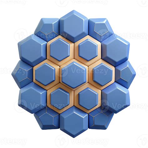 Joyful Immaculate Geometric Scalable Pattern Of Hexagons Crisp Edges Single Weight Stroke