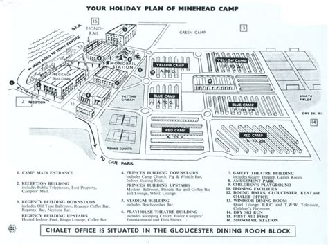 Minehead Map From 1967