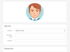 Bootstrap Html Snippet Edit Profile Page