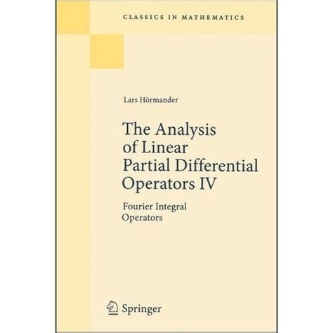 خرید و قیمت کتاب زبان اصلی The Analysis Of Linear Partial Differential Operators Iv ترب
