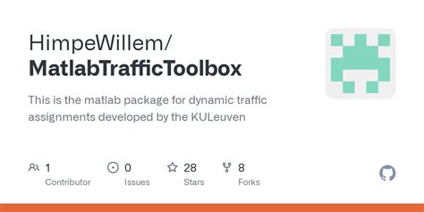 GitHub HimpeWillem MatlabTrafficToolbox This Is The Matlab Package For Dynamic Traffic