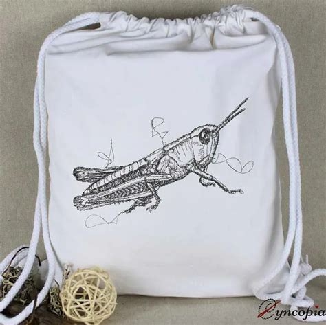 Stickdatei Grashüpfer Scribble