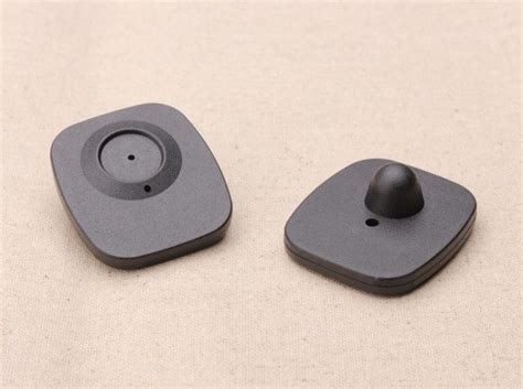 RF System Clothing Anti Theft Mini Square Hard Label Magnetic EAS Security Tags High Quality
