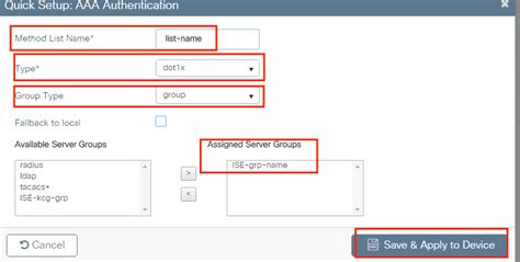Configure 8021x Authentication On Catalyst 9800 Wireless Controller