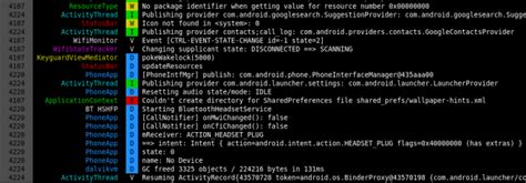 Modifying The Android Logcat Stream For Full Color Debugging Jeff Sharkey